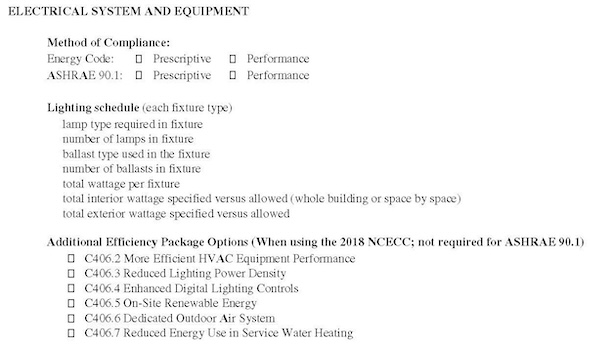 APPENDIX B 2018 BUILDING CODE SUMMARY FOR ALL COMMERCIAL PROJECTS - 2018 NORTH CAROLINA STATE ...